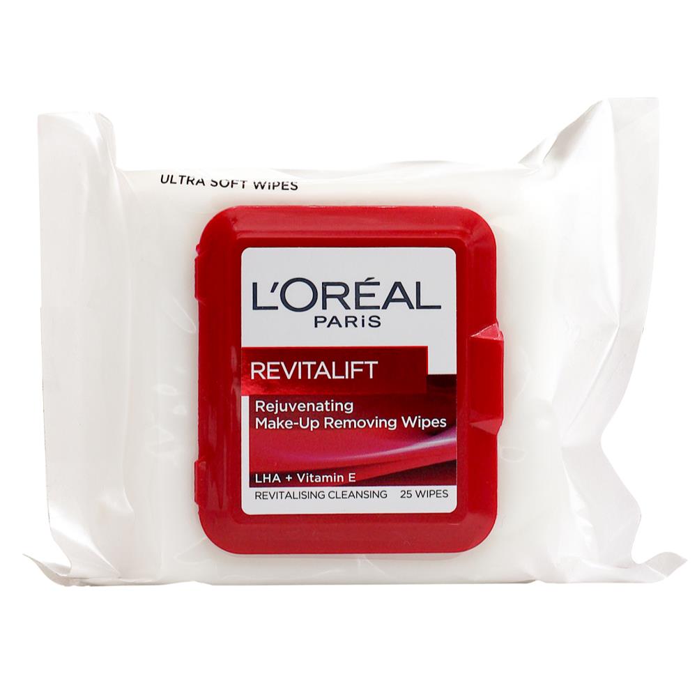 Loreal 25 Pack Make-Up Removing Wipes Revitalift – austcowholesale